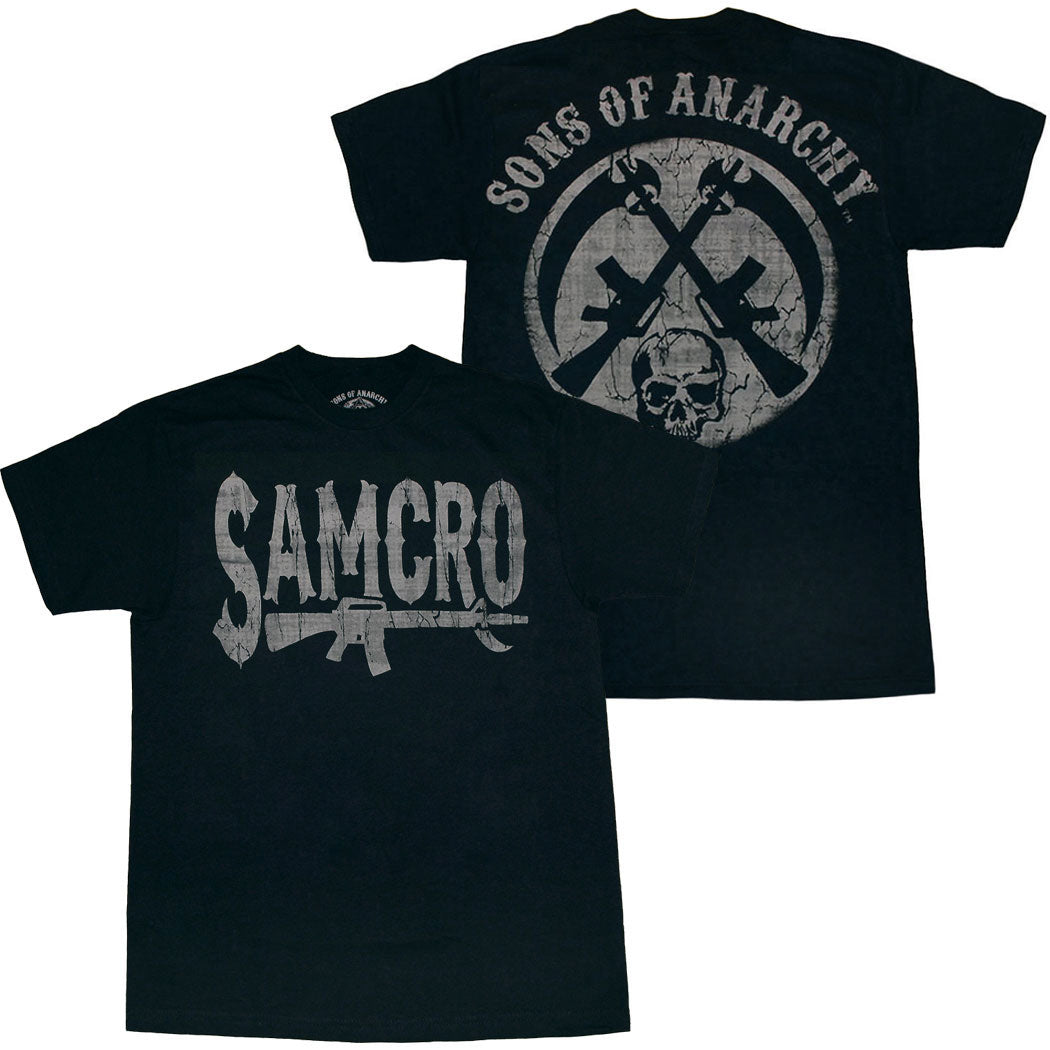 Sons of Anarchy Samcro Rifle Logo T-Shirt – AnimationShops