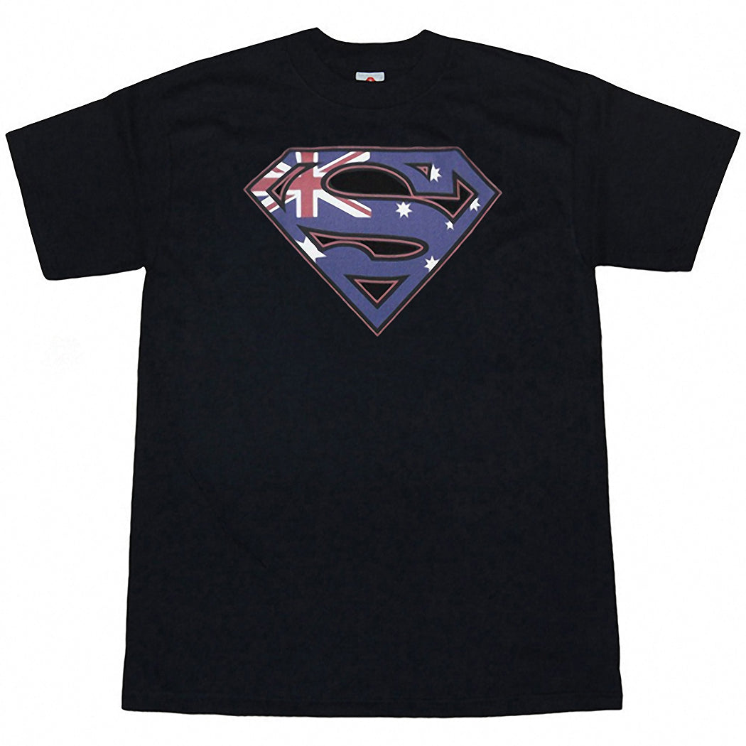 Superman Australian Shield Adult T-Shirt – AnimationShops