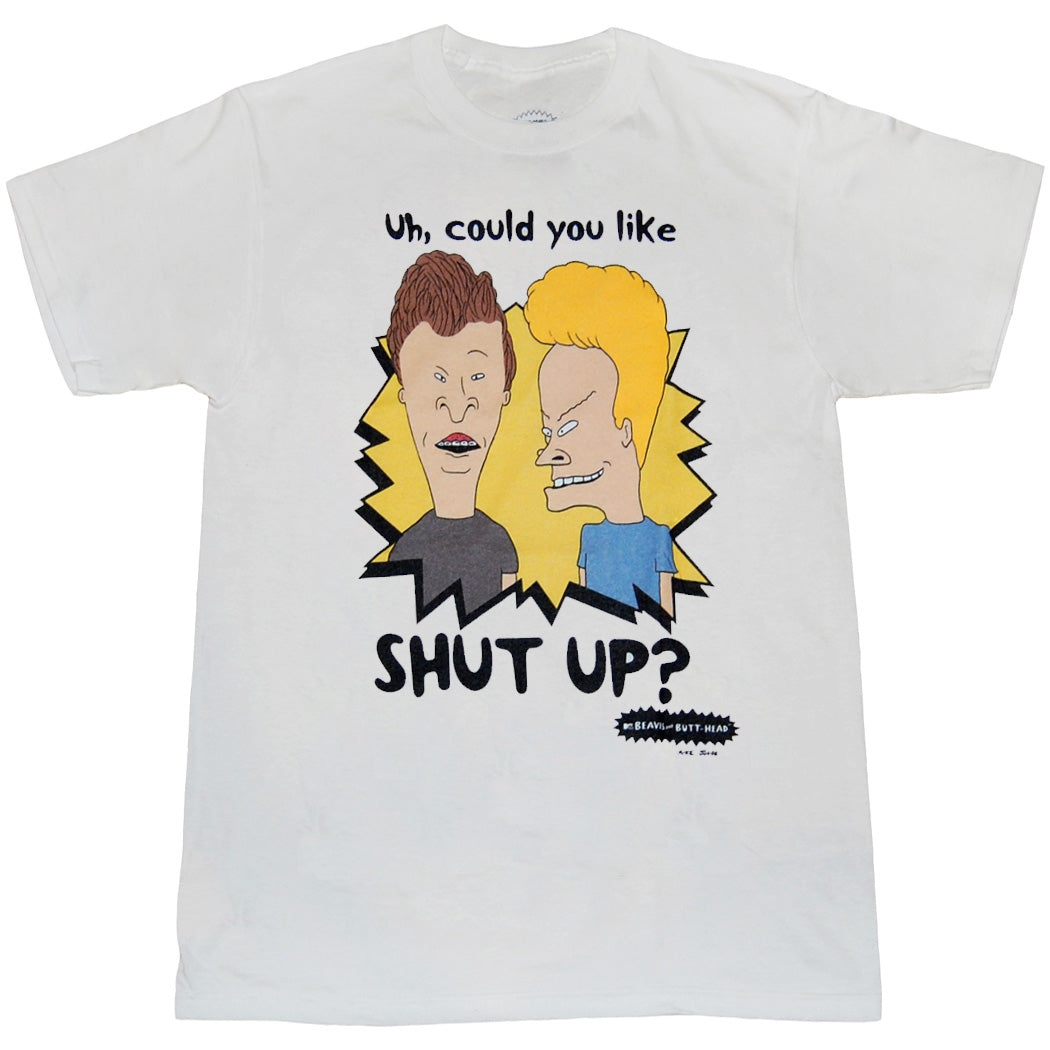 Beavis and Butthead Shut Up T-Shirt – AnimationShops