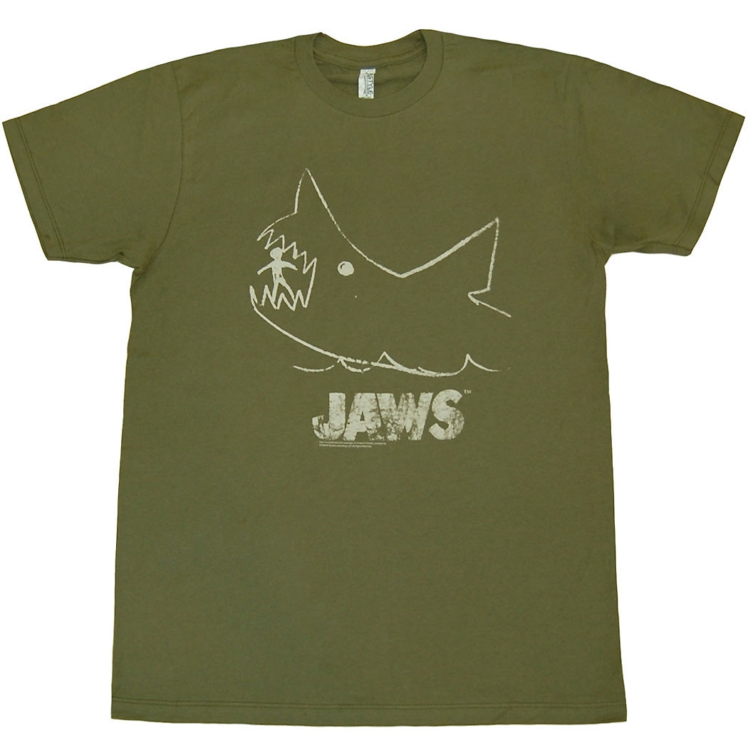 Jaws Chalkboard T-Shirt – AnimationShops