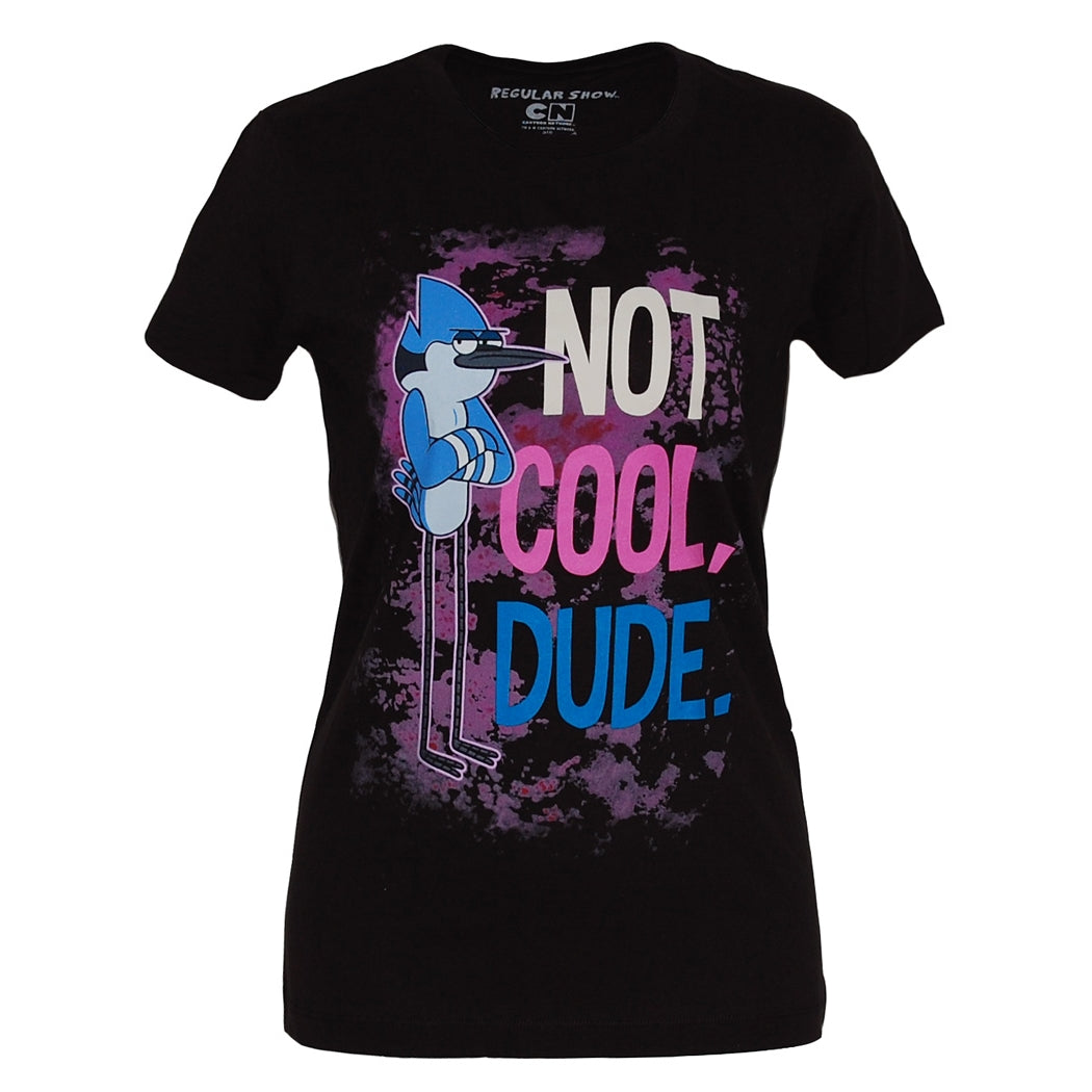 Regular Show Not Cool Ladies Junior T-Shirt – AnimationShops