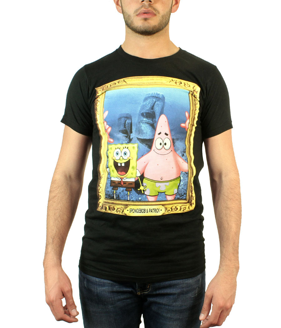 Spongebob and Patrick Portrait T-Shirt – AnimationShops