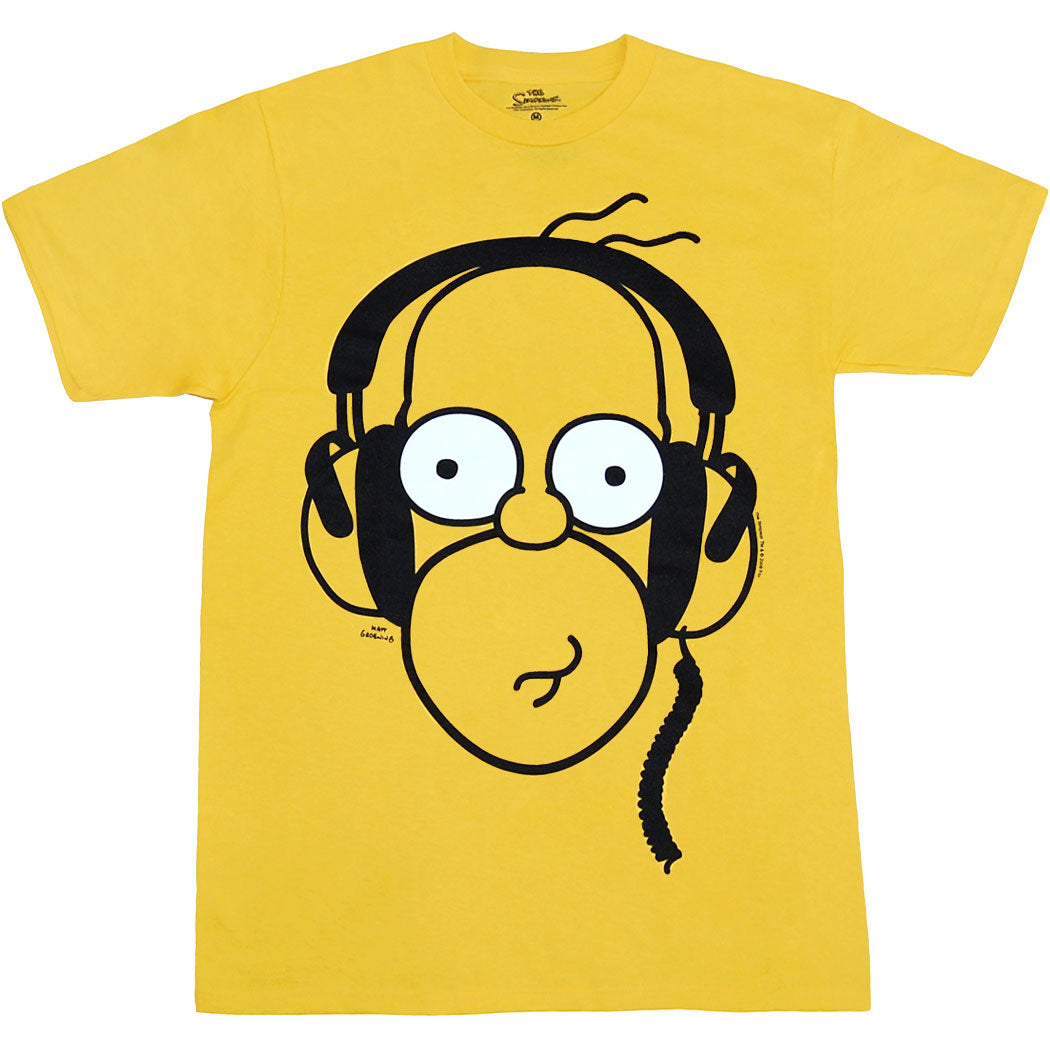 Simpsons Homer Headphones T-Shirt – AnimationShops