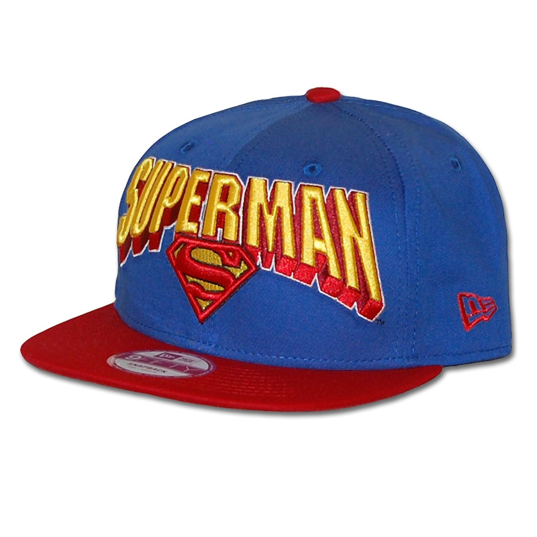 New Era Hero Block Superman Logo 9Fifty Snapback Hat – AnimationShops