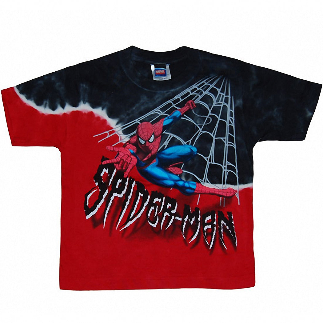 Spider-man Diagonal Tye Dye Youth Kids T-Shirt – AnimationShops