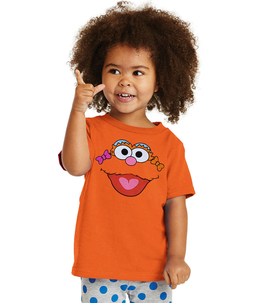 Sesame Street Zoe Face Toddler T-Shirt – AnimationShops